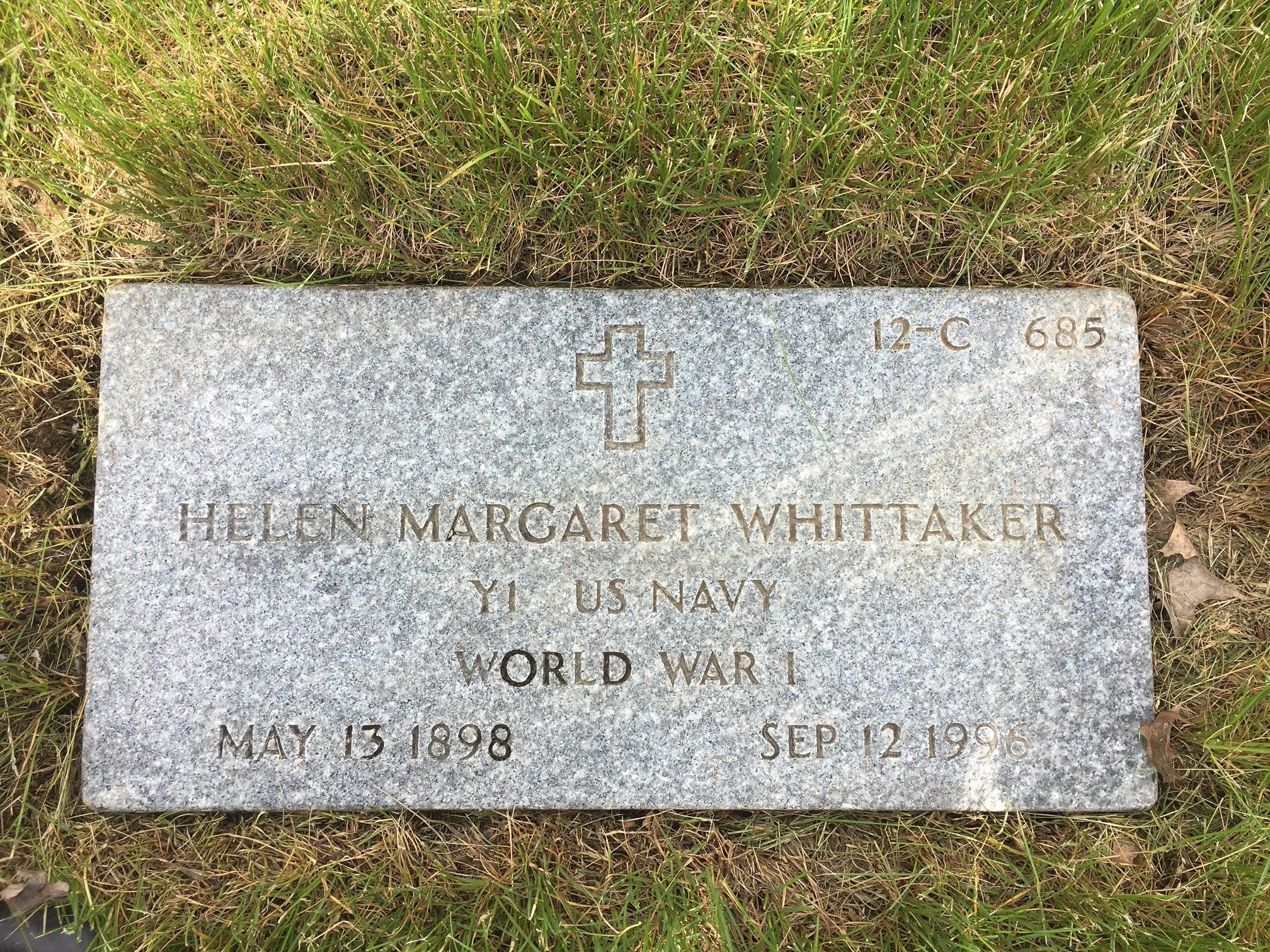 Helen Margaret Whittaker - NHD Silent Heroes